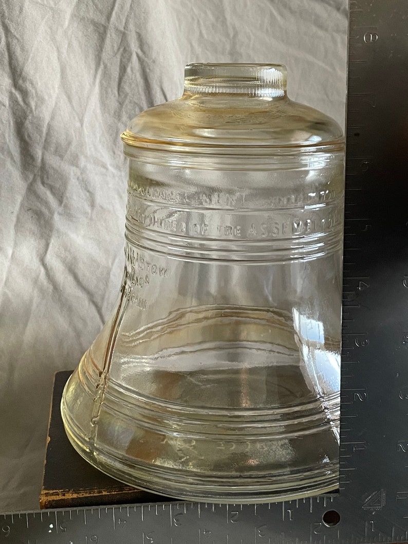 Bicentennial Glass Liberty Bell Storage Jar - Etsy