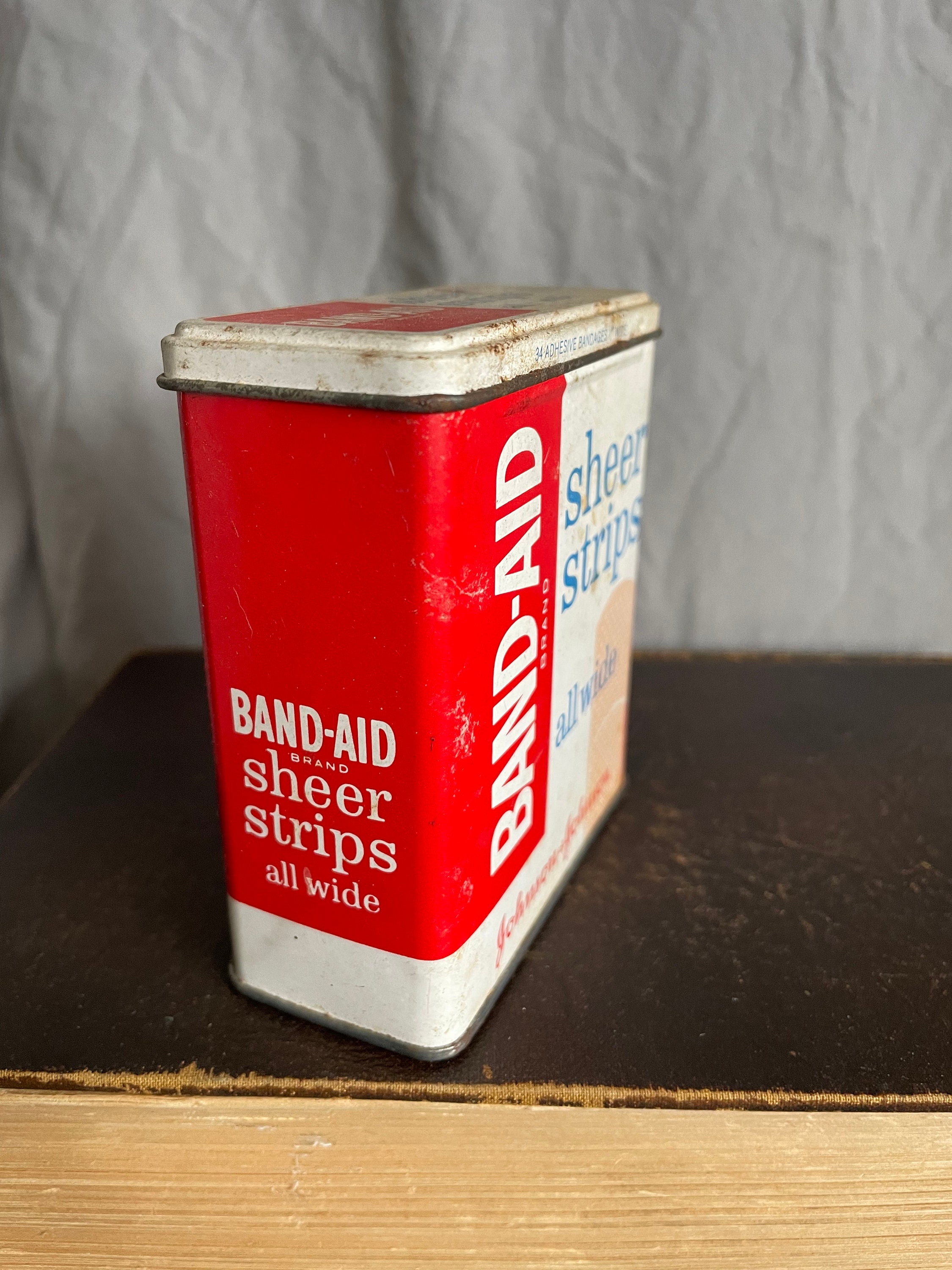 Band-aid Vintage Tin, Sheer Strips - Etsy