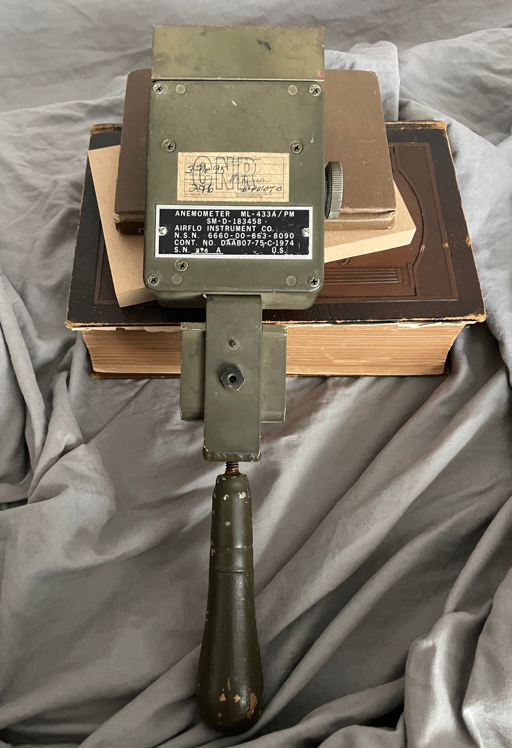 US Army Handheld Anemometer | Etsy