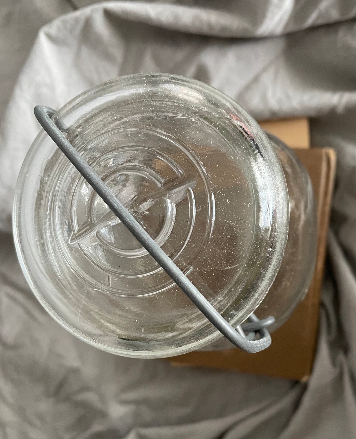 Ball Ideal mason jar w/ wire clamp Quart jar | Etsy