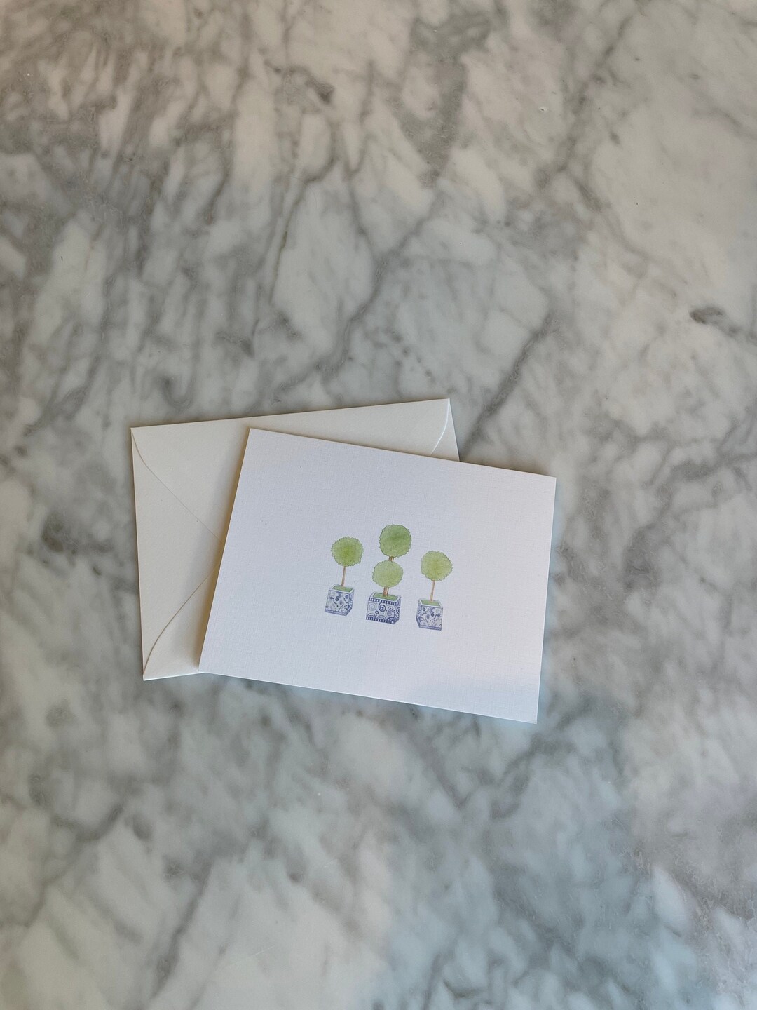 Topiary Greeting Card - Etsy