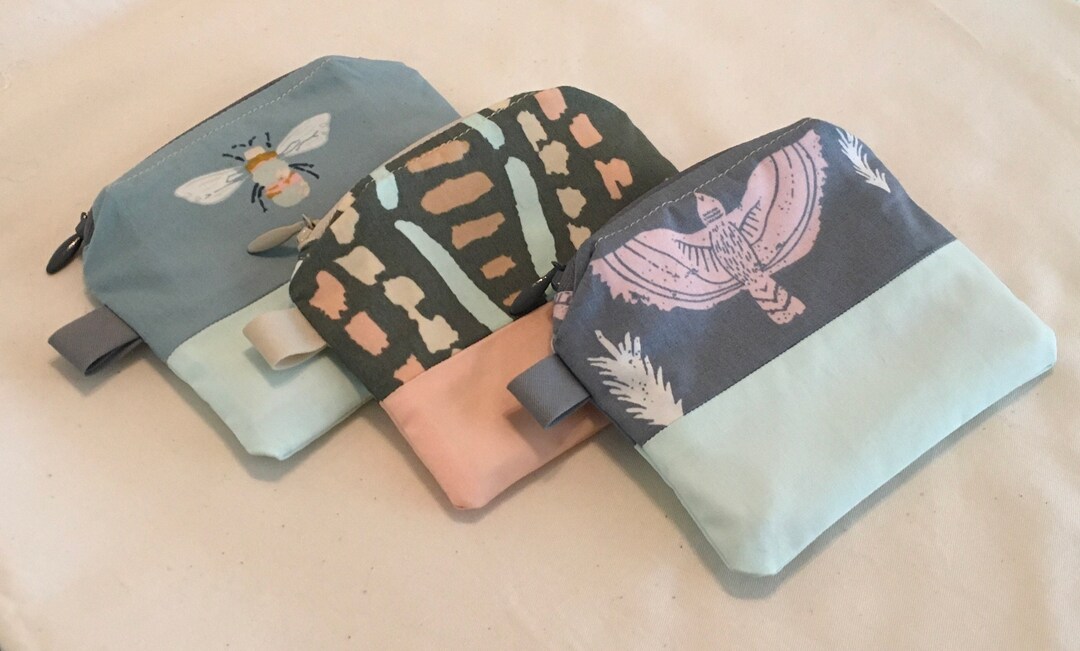 Premium Cotton Coin Purses - 3” X 4” - With Invisible Zippers - Etsy
