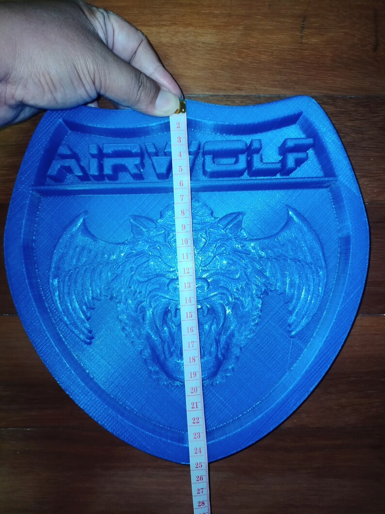 AIRWOLF Wall Plaque STL File - Etsy