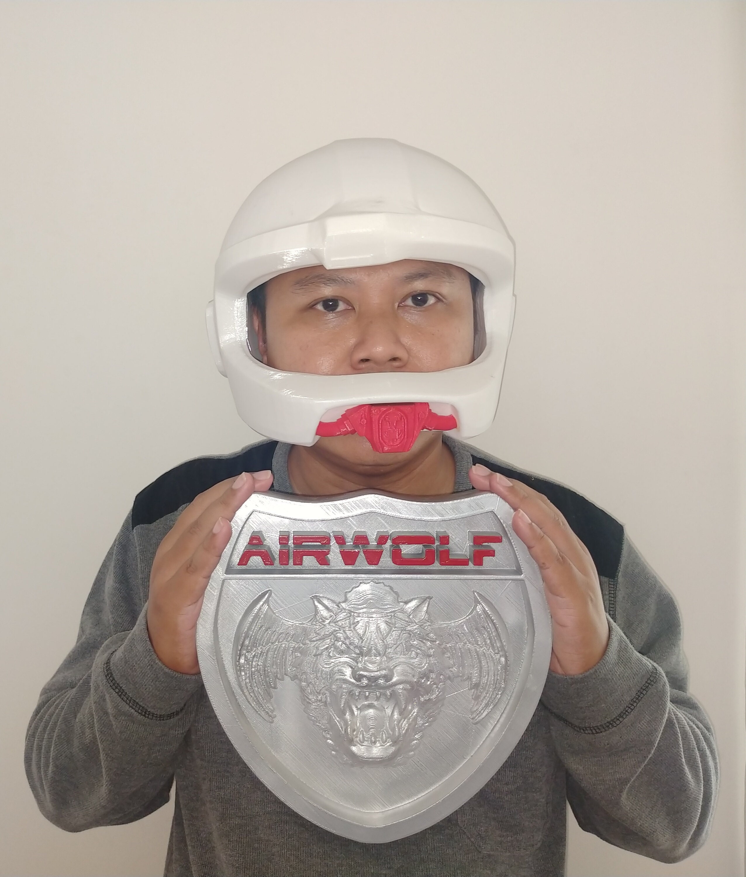 1:1 Wearable Airwolf Pilot Helmet Stl File - Etsy