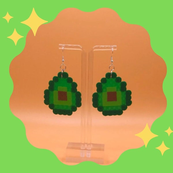 Perler Bead Earrings - Etsy