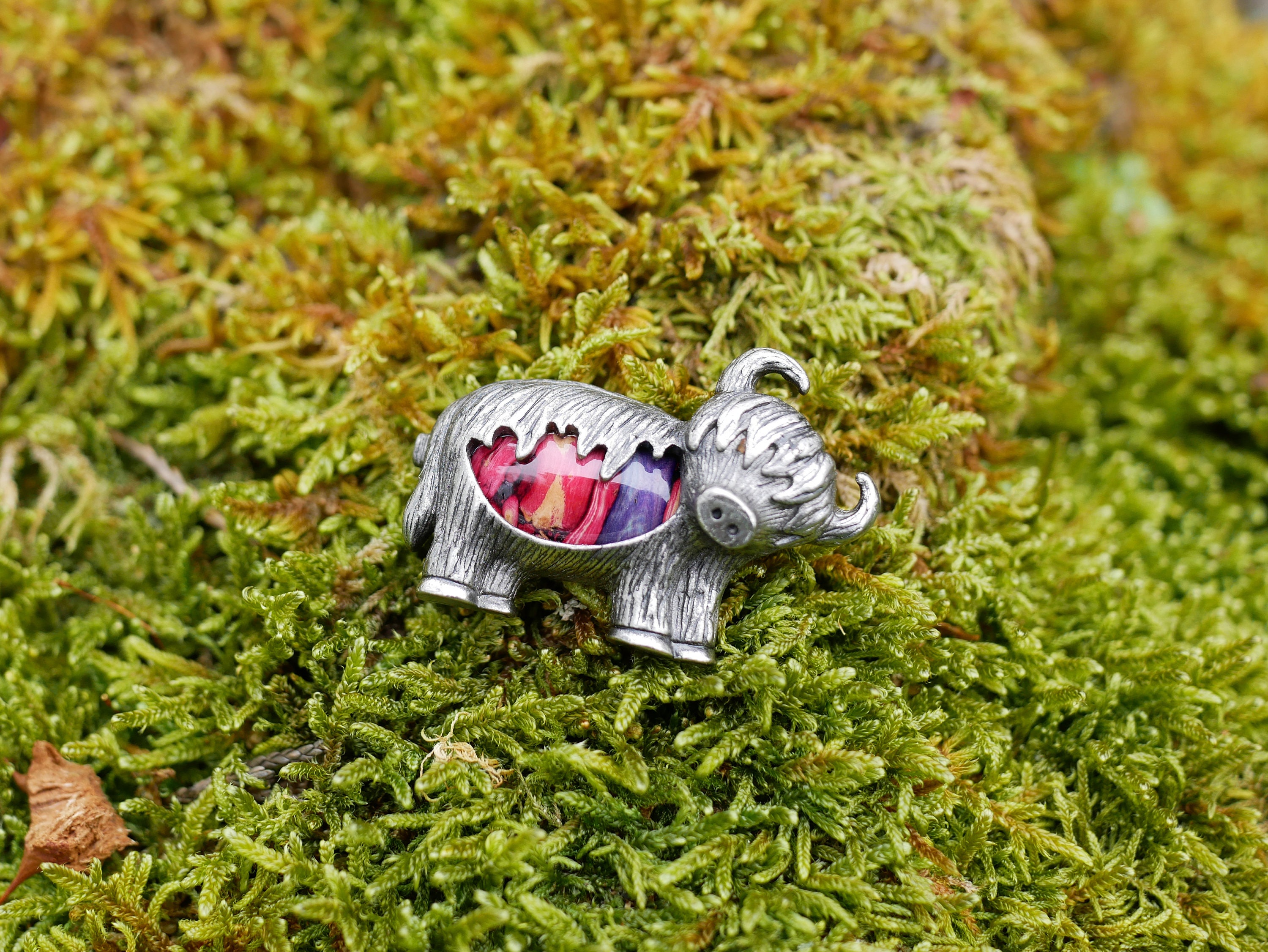 Heathergems Highland Cow Brooch Handcrafted Scottish Brooch | Etsy