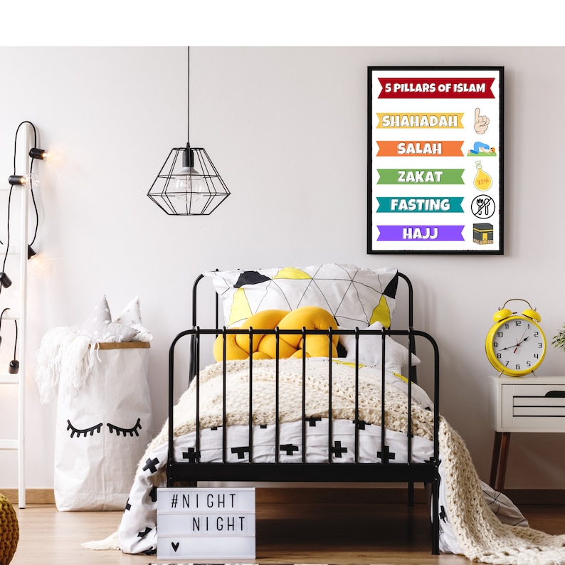 5 Pillars of Islam Print Islamic Kids Printables Islamic Print Islamic ...