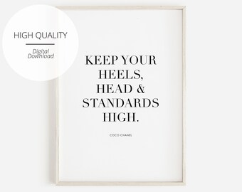 Coco Chanel Decor - Etsy