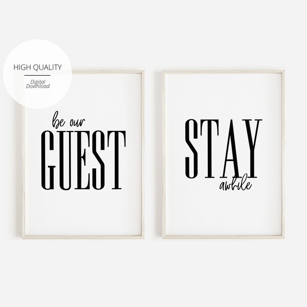 Stay Awhile Poster - Etsy