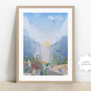 Prophet Musa moses ﷺ and the Splitting of the Sea Children's ...