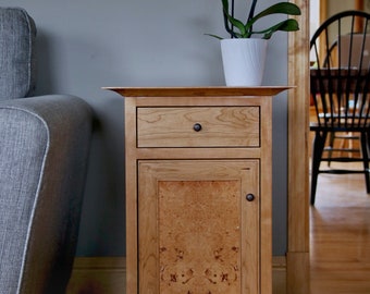 Cherry Wood Night Stand - Etsy