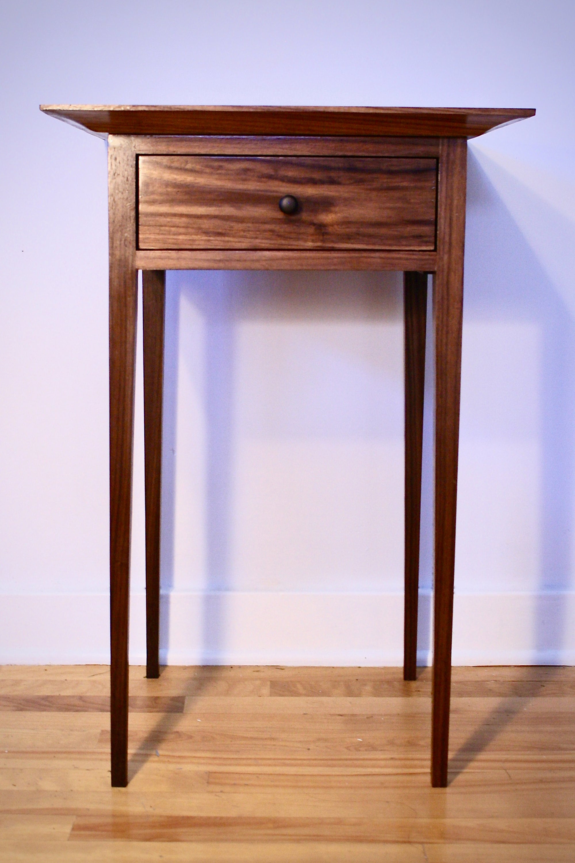 Walnut End Table Shaker End Table Side Table - Etsy