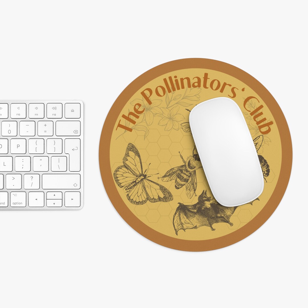 The Pollinators' Club Mouse Pad - Save the Bees - Etsy