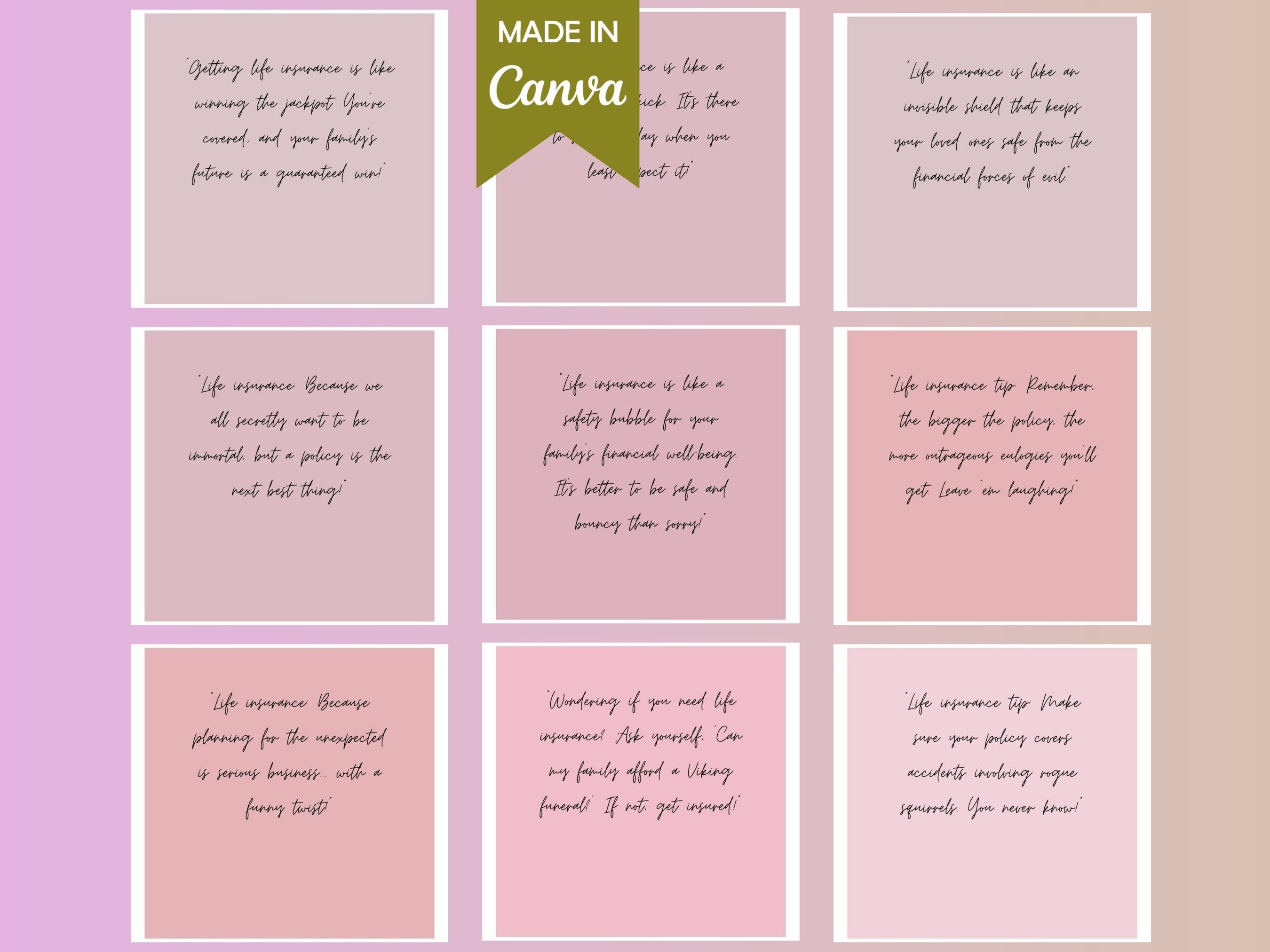 50 Funny Life Insurance Memes | Life Insurance Agent Marketing | CANVA ...