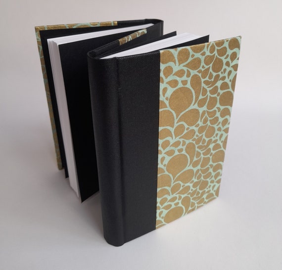 Blank Book Spine Black