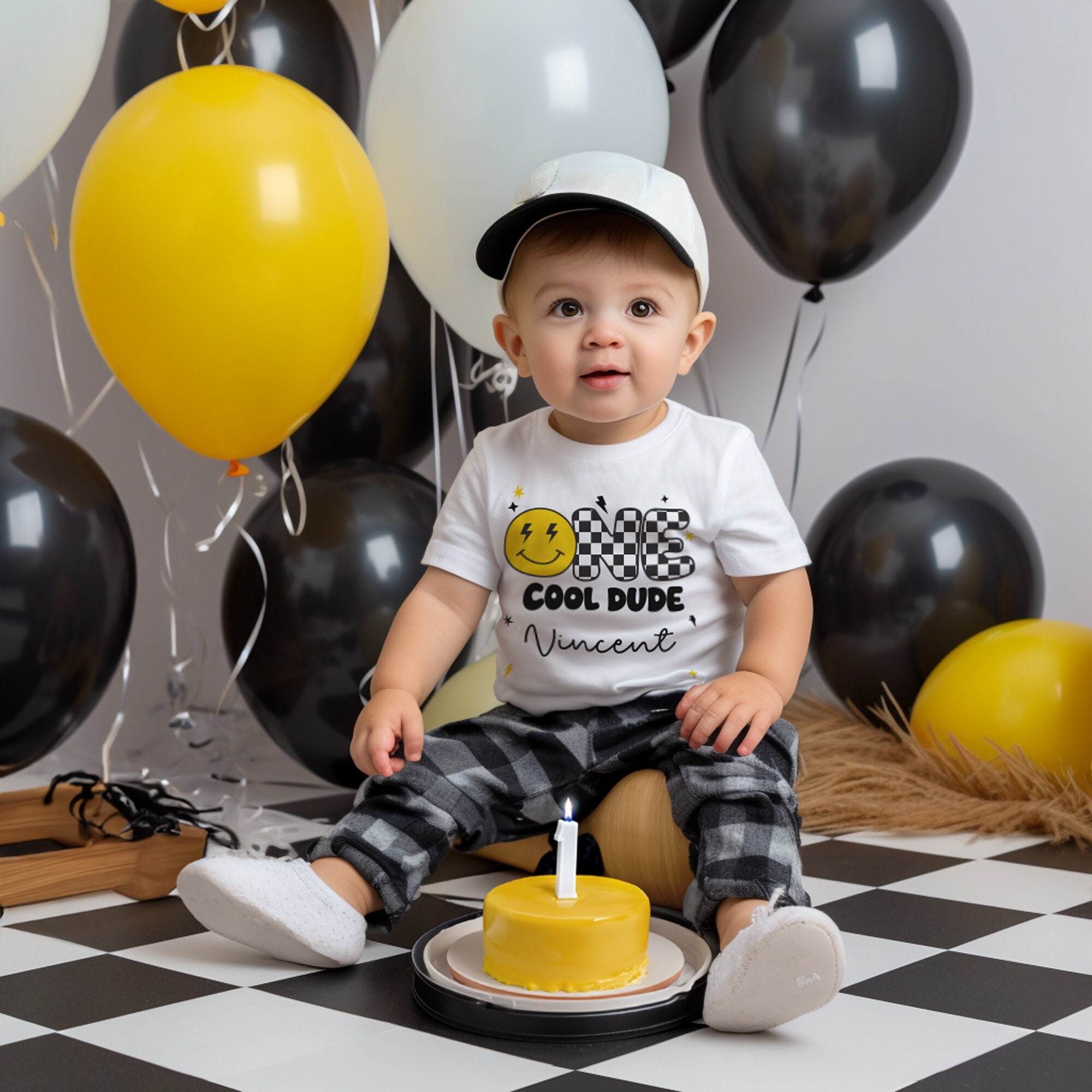 One Cool Dude 1st Birthday Shirt, Boys First Birthday Party ...