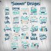Summer SVG Bundle - Pineapple Svg, Anchor Svg, Turtle Svg, Beach Svg ...