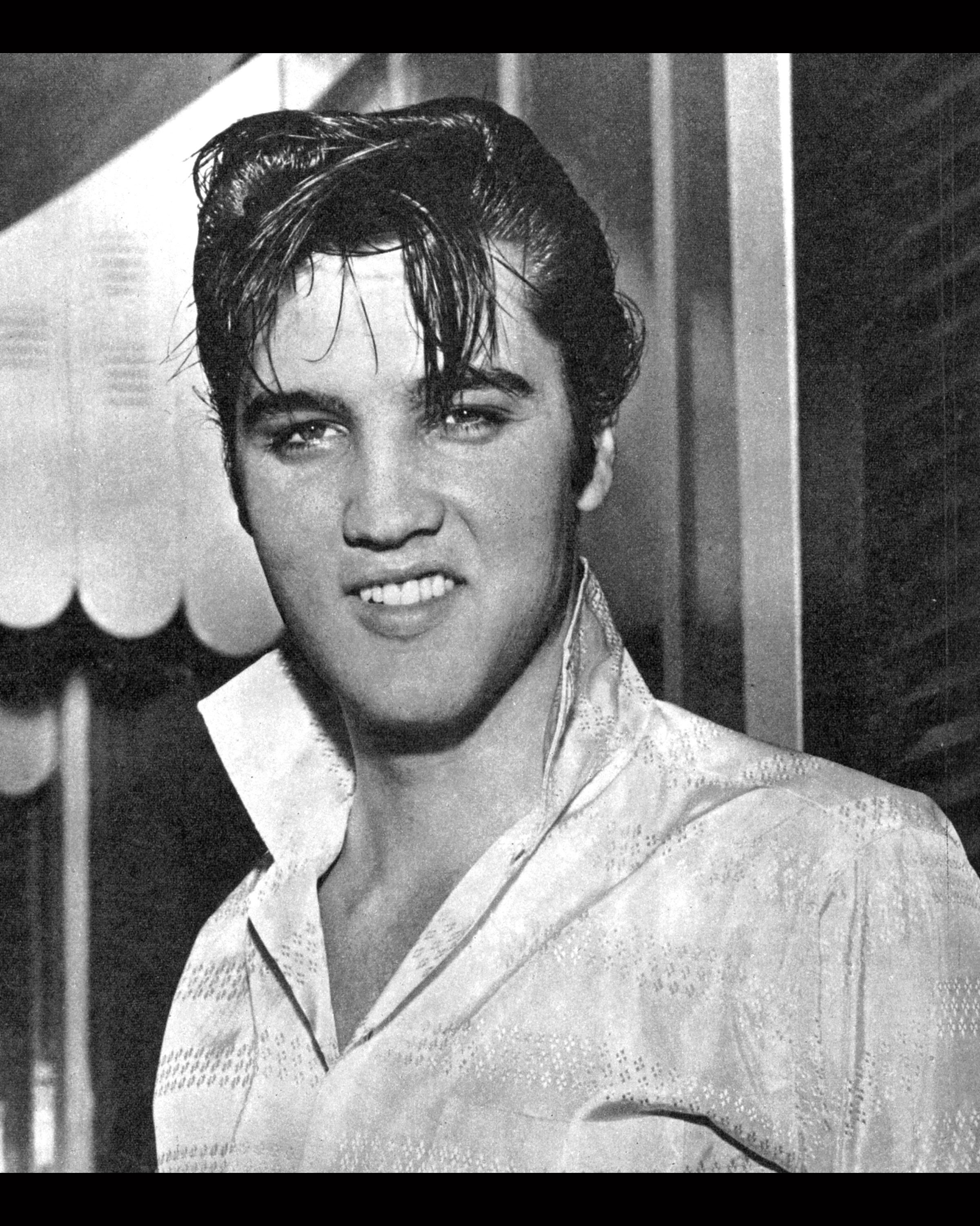 Elvis Presley Poster Digital Download King Of Rock And Roll Black And