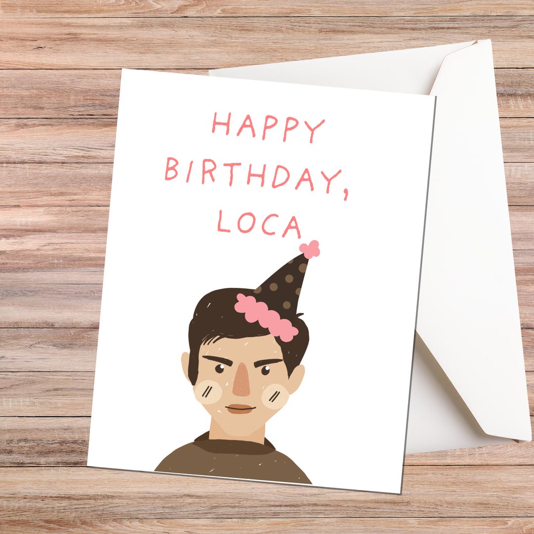 Happy Birthday Loca Jacob | BWTHHYBL | Funny Twilight Birthday Card - Etsy