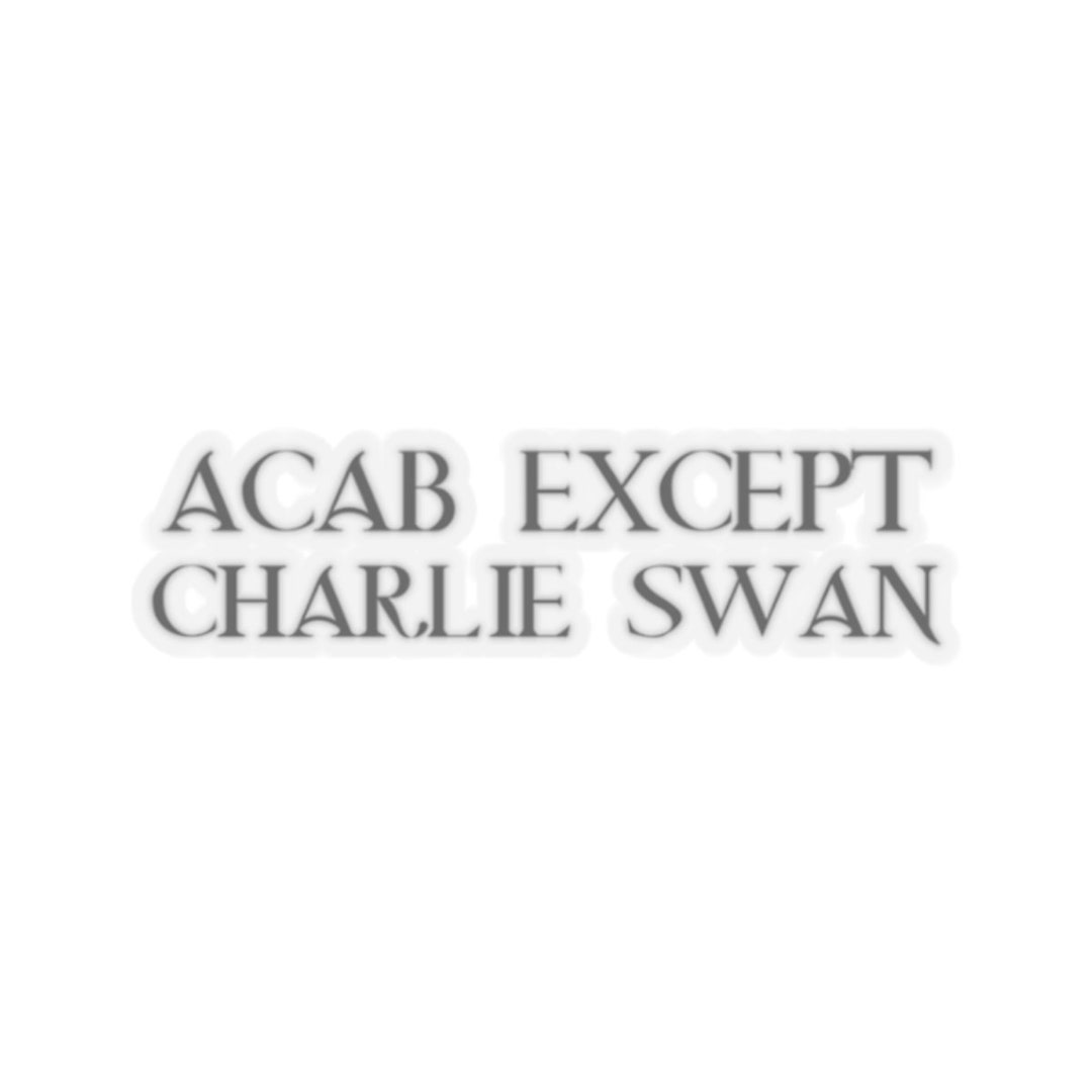 ACAB Charlie Swan Sticker - Etsy