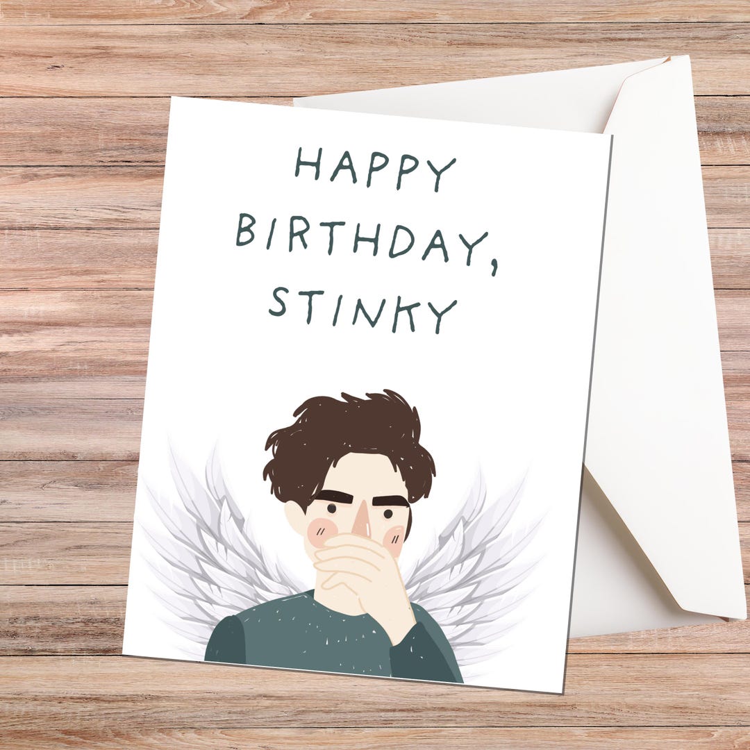 Happy Birthday Stinky Twilight Birthday Card | Funny Greeting Card - Etsy