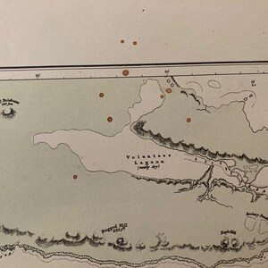Map of Falkland Islands Berkeley Sound 21" X 30" Soundings Chart. - Etsy