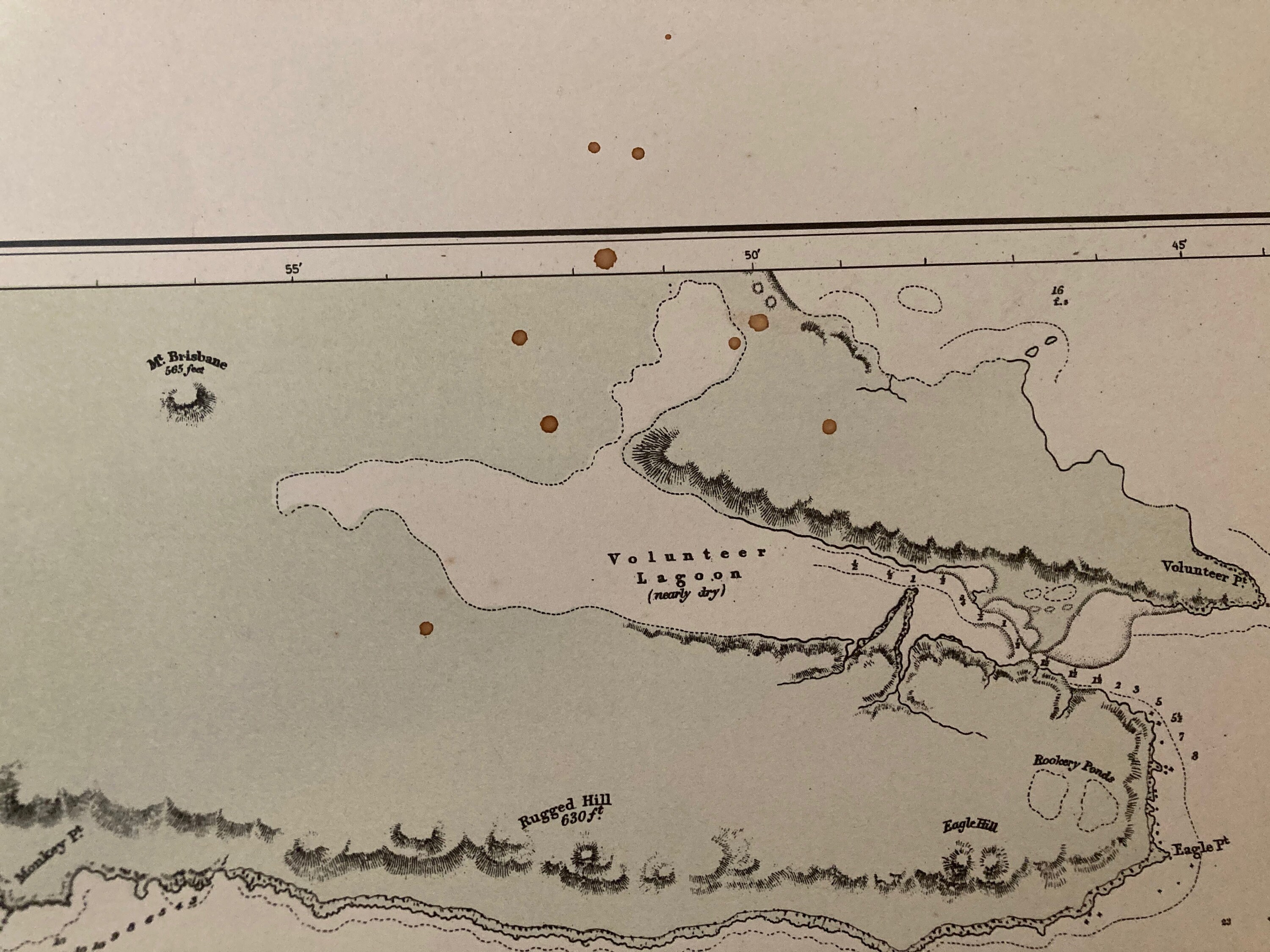 Map of Falkland Islands Berkeley Sound 21" X 30" Soundings Chart. - Etsy