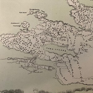 Map of Falkland Islands Berkeley Sound 21" X 30" Soundings Chart. - Etsy