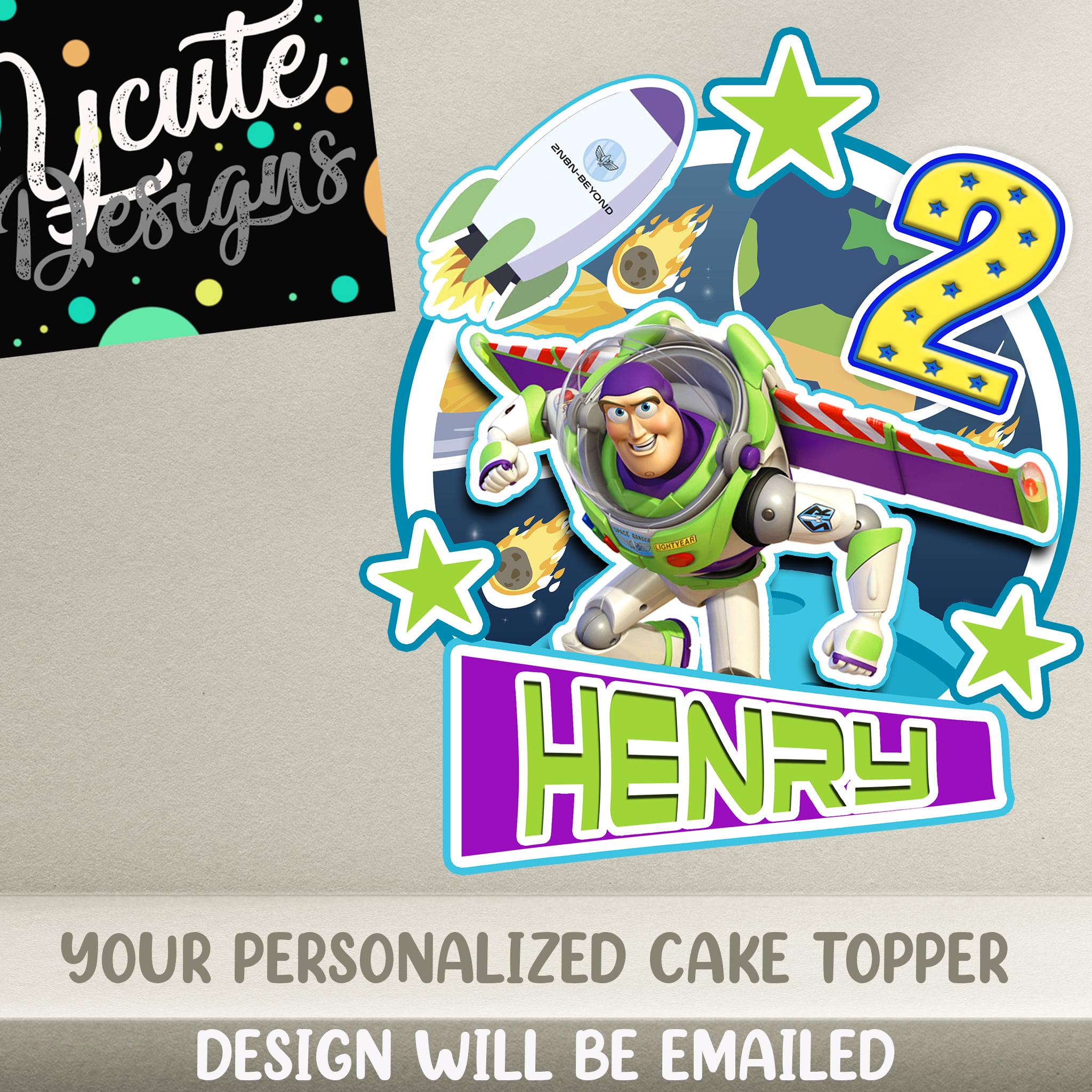 Buzz Lightyear Cake Topper Digital Design | Toy Story Birthday Party ...