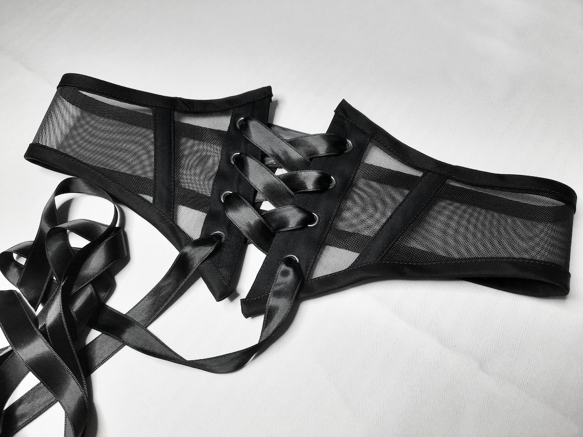 Mesh Corset Belt Mini Finishing Belt - Etsy