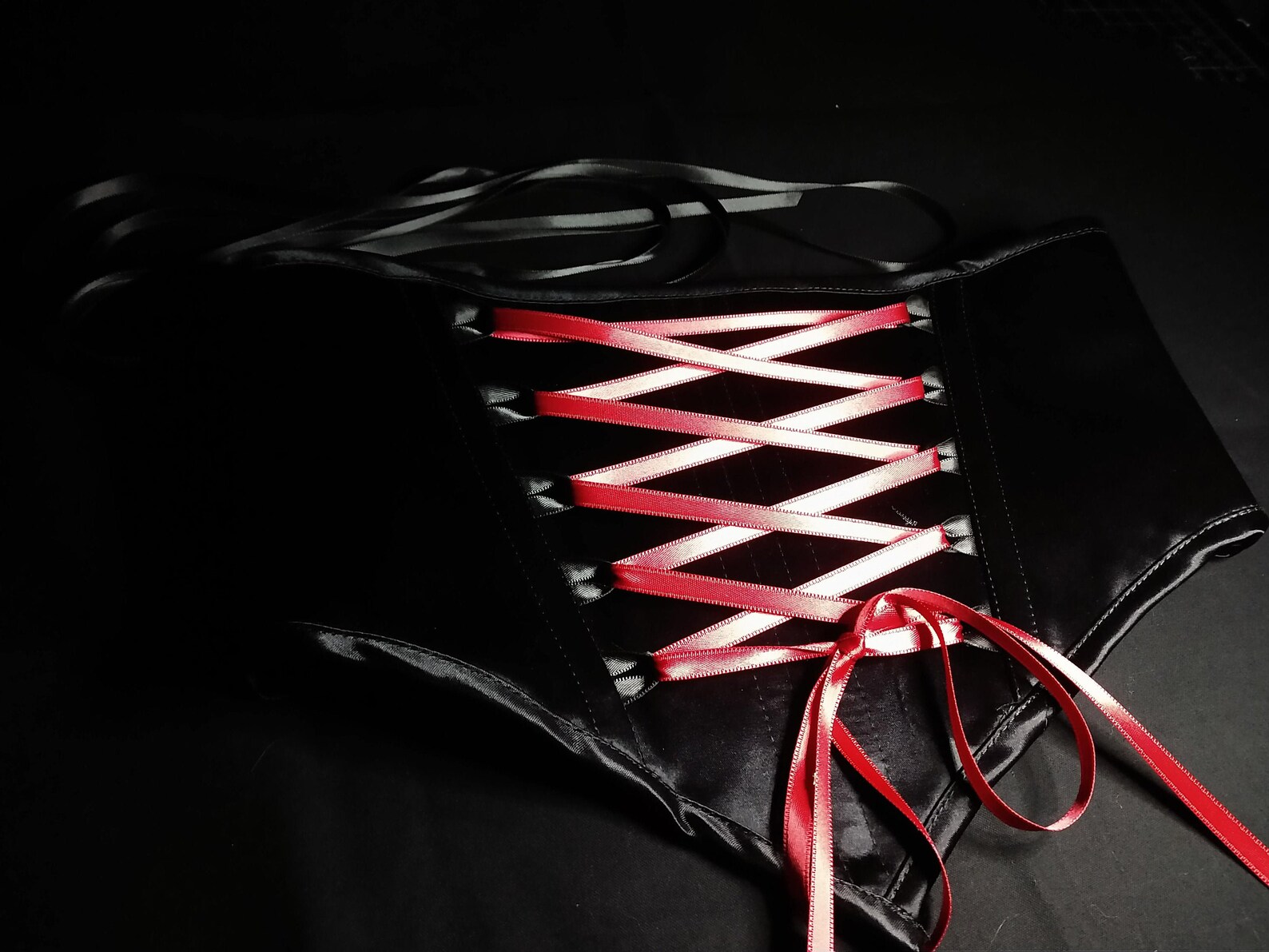 Satin Corset Belt Laced Finishing Belt - Etsy