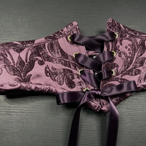 Velvet Damask Mini Corset Belt - Etsy Canada
