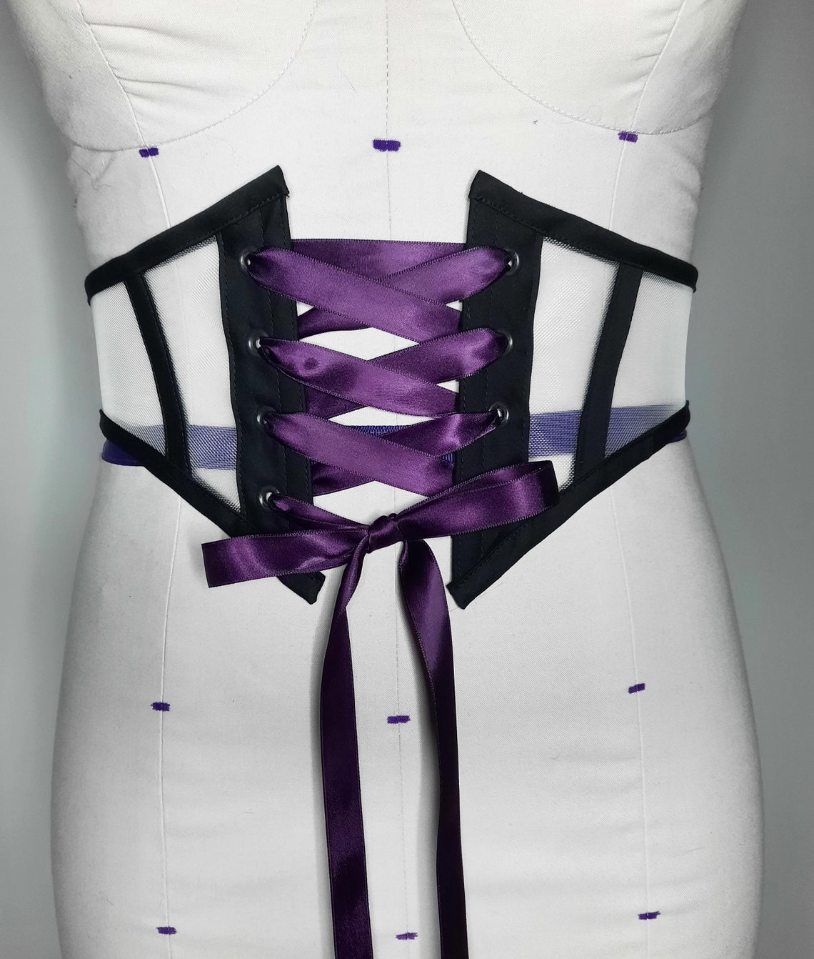 Mesh Corset Belt Mini Finishing Belt - Etsy
