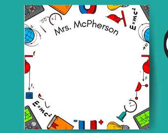 Custom Football Sticky Notes // 3x3 Personalize Gift Idea - Etsy