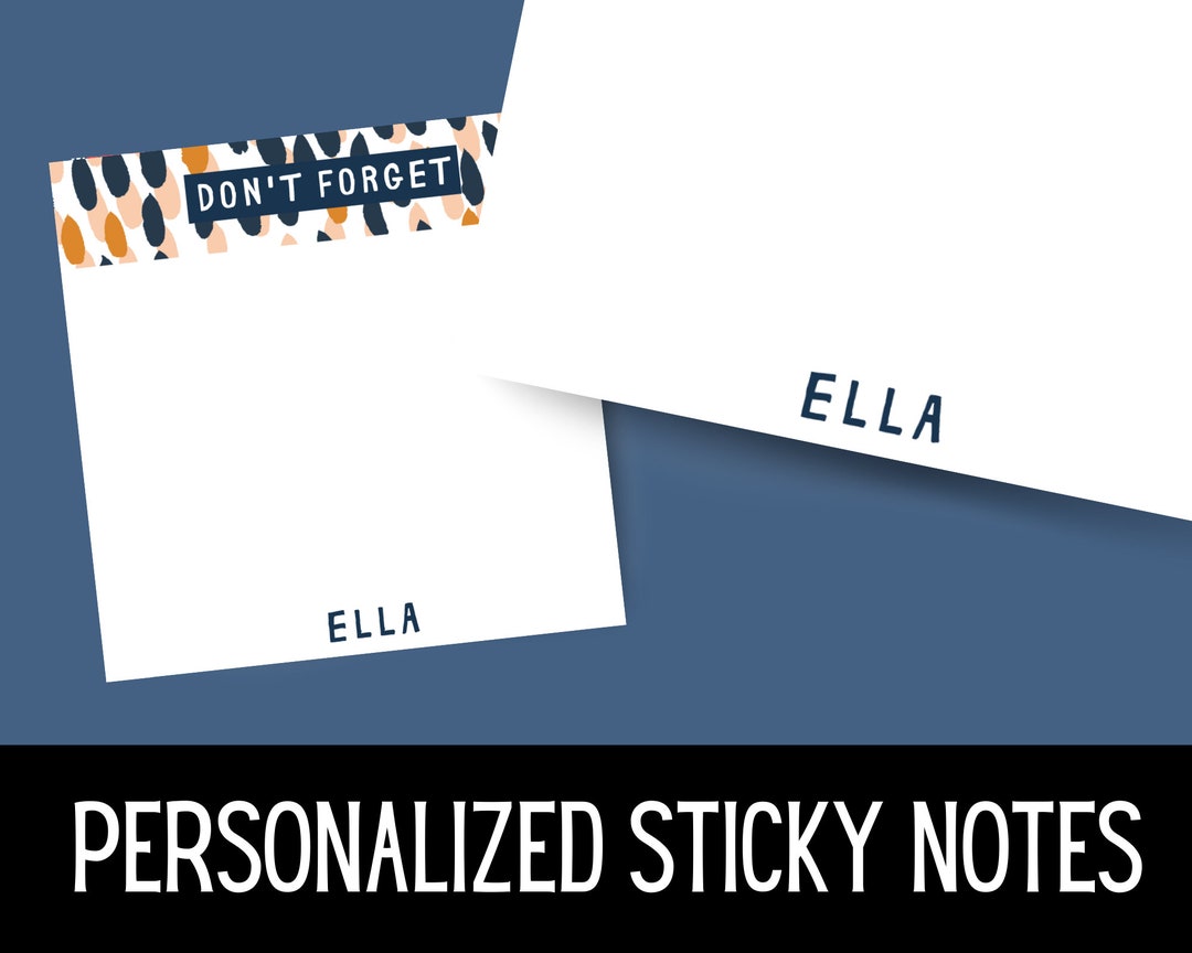 Sticky Notes, Personalized Sticky Notes, Coworker Gift - Etsy