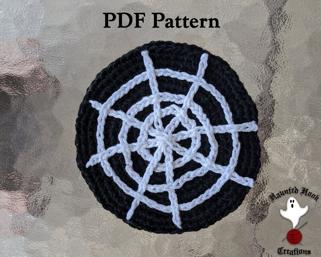 Spiderweb Coaster Crochet Pattern, Spider Web Coaster Crochet Pattern ...