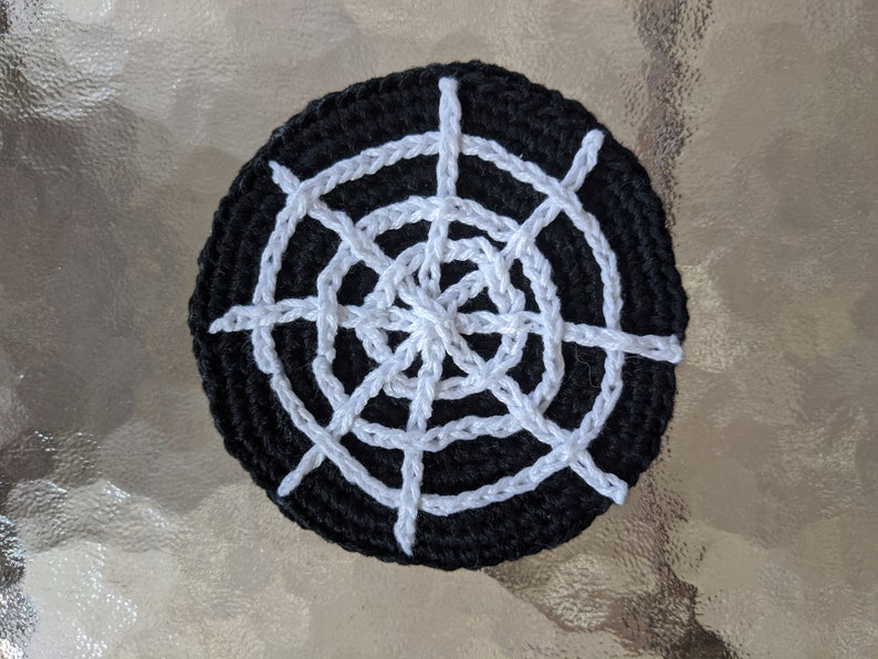 Spiderweb Coaster Crochet Pattern, Spider Web Coaster Crochet Pattern ...