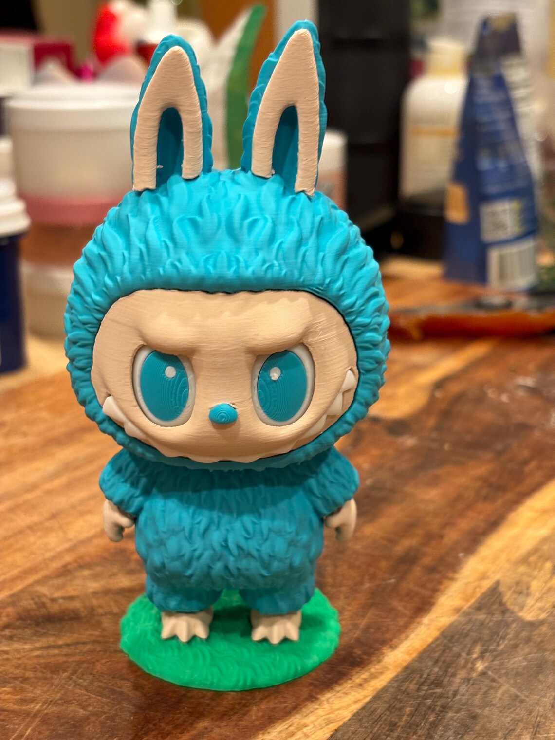 Rainbow Labubu Figurine – 3D Printed Collectible Art Toy | Colorful ...