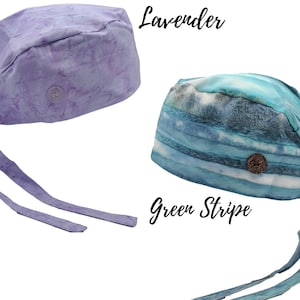 Scrub Caps W/ Buttons | Surgical Cap Medical Doctor Nurse Hat | Made in ...