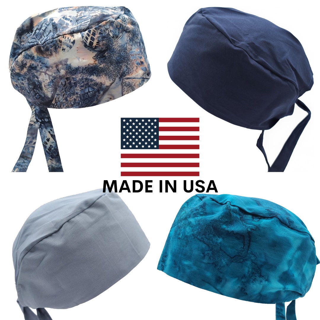 Scrub Caps | Surgical Cap Medical Doctor Nurse Hat | Made in USA | 100% ...