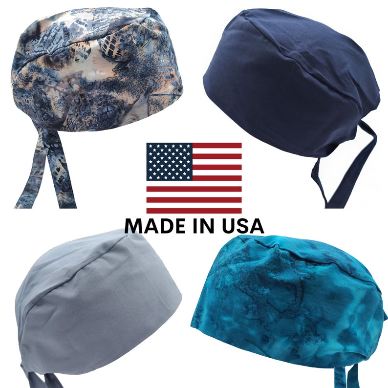 Scrub Caps | Surgical Cap Medical Doctor Nurse Hat | Made in USA | 100% ...