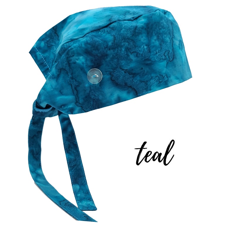 Scrub Caps w/ Buttons Surgical Cap Medical Doctor Nurse Hat | Etsy