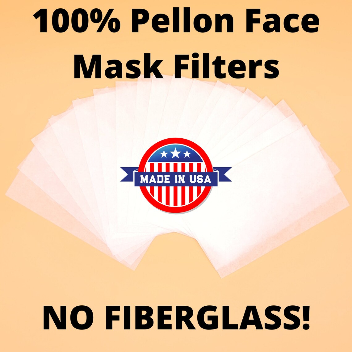 Face Mask Filters 20-Pack USA Made Pocket Inserts For | Etsy