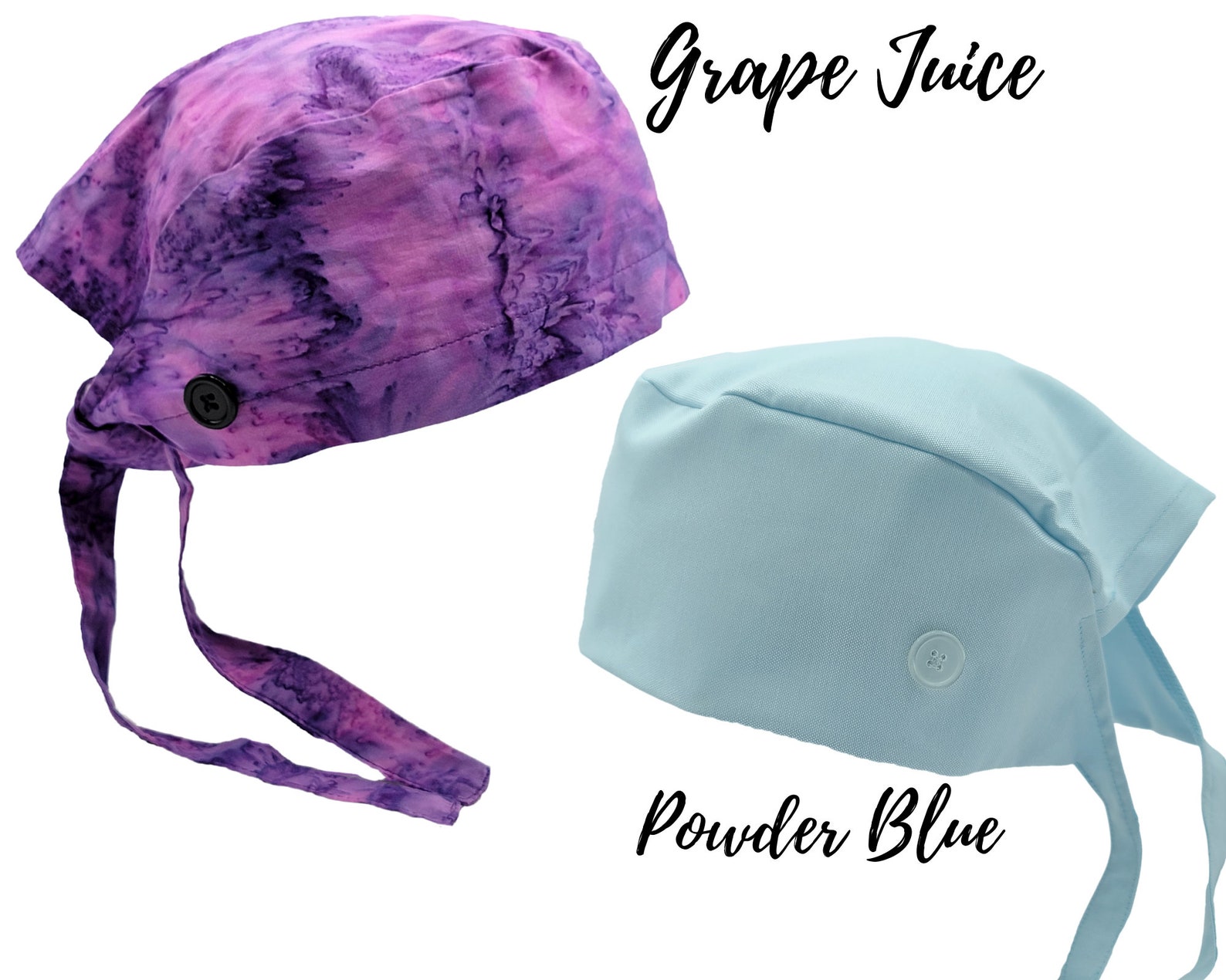 Scrub Caps W/ Buttons Surgical Cap Medical Doctor Nurse Hat | Etsy