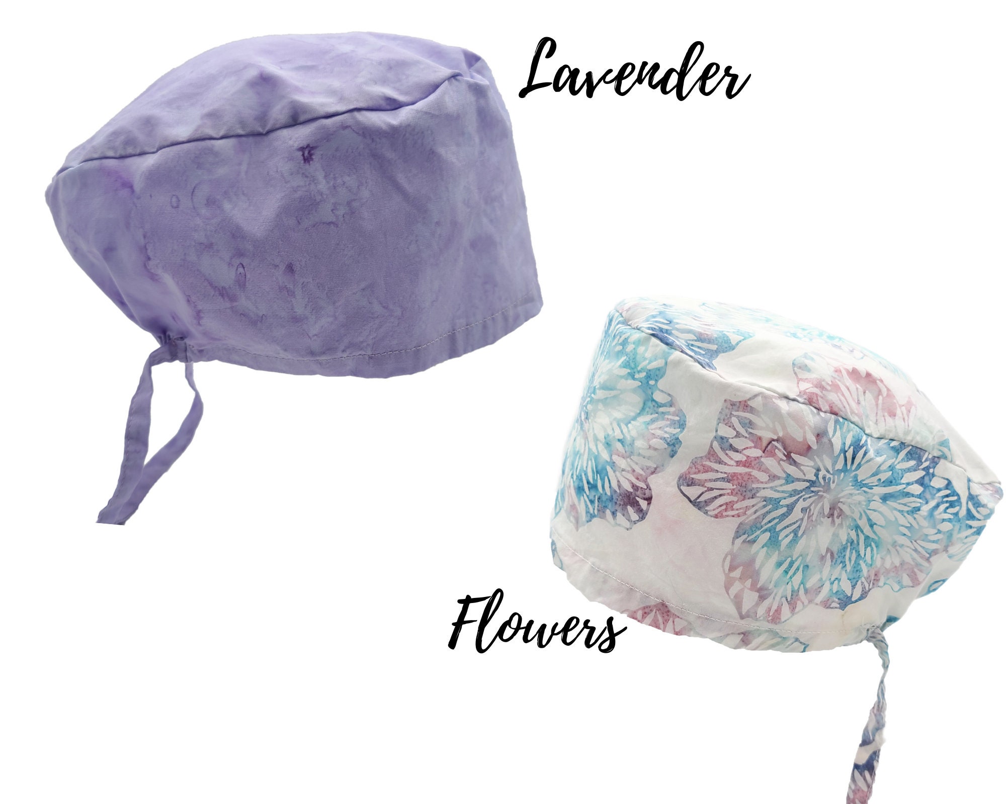 Scrub Caps W/ Elastic & Buttons | Surgical Cap Medical Doctor Nurse Hat ...