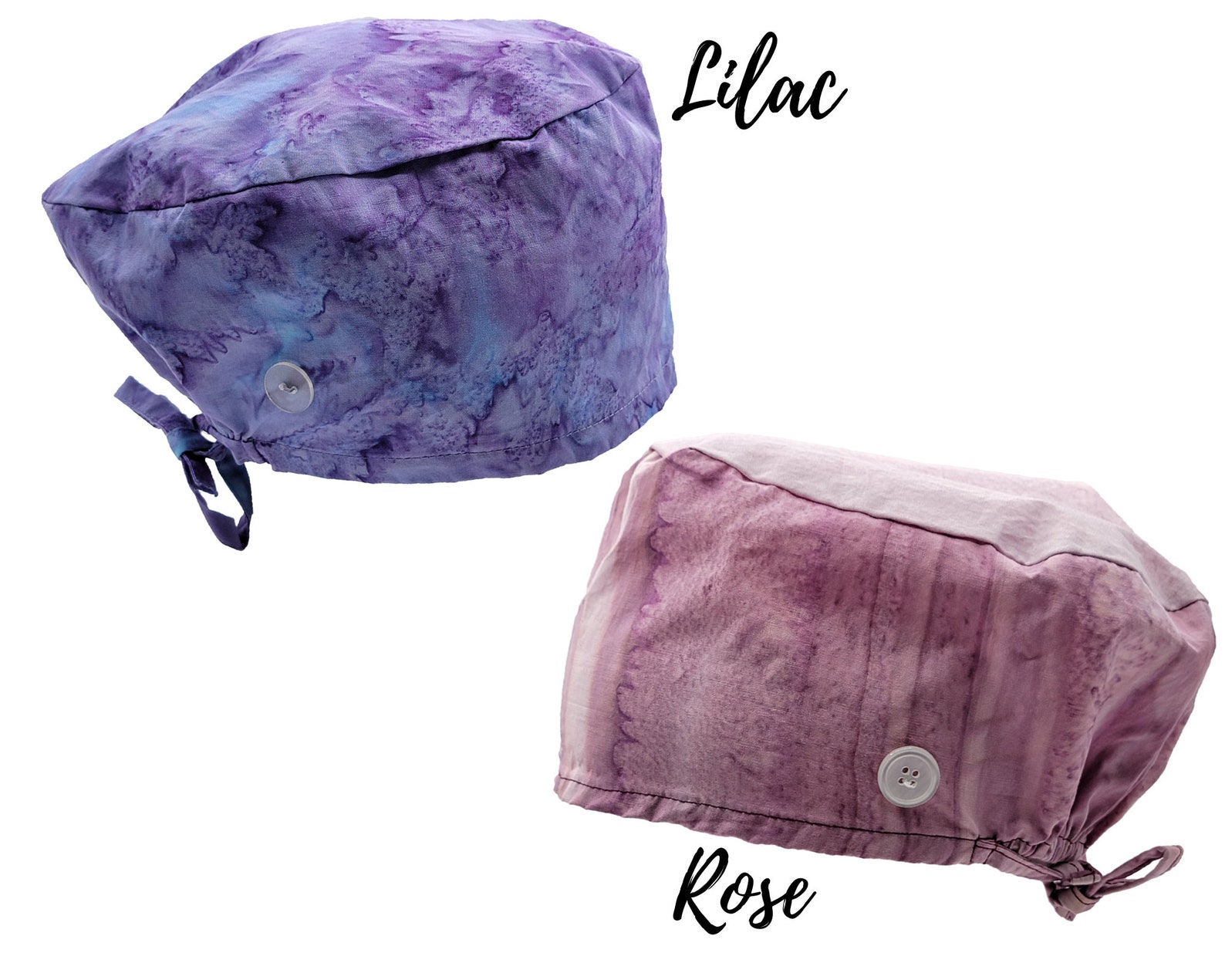 Scrub Caps W/ Elastic & Buttons Surgical Cap Medical Doctor - Etsy