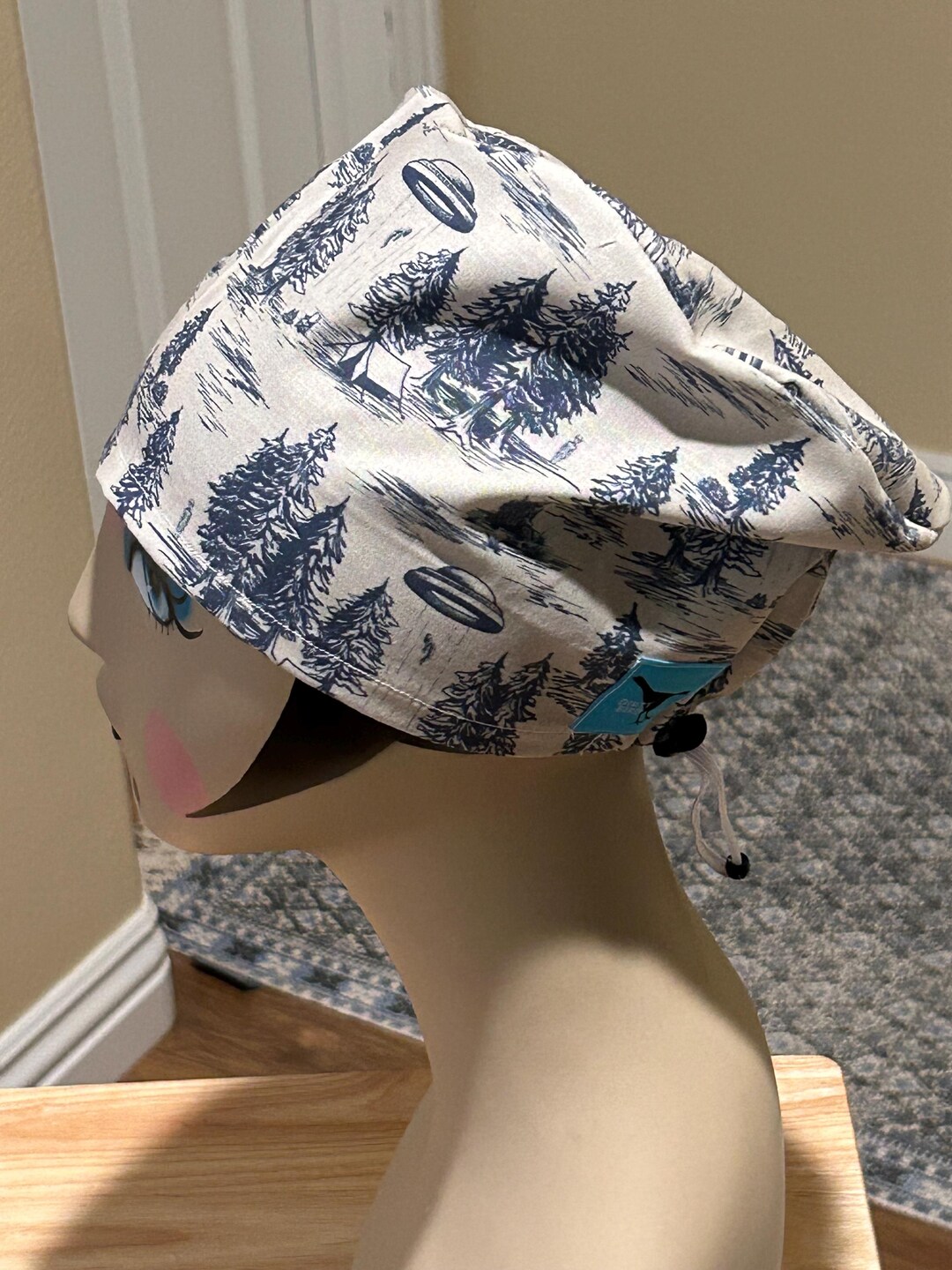 Women's or Men's Scrub Hat (euro Style or Men's Tie Back), Head ...