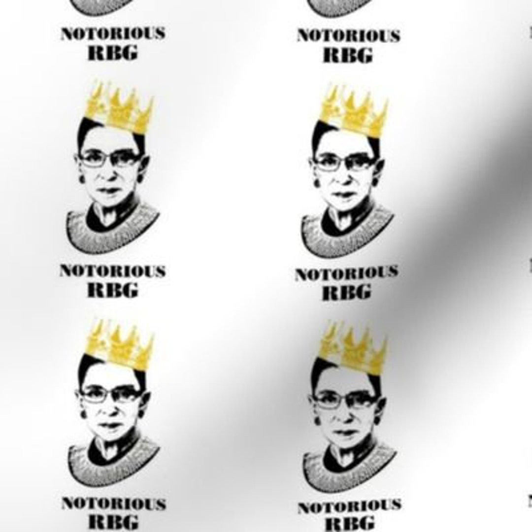 Women's Scrub hat, head covering, chemo cap RBG Ruth Bader Ginsberg ...