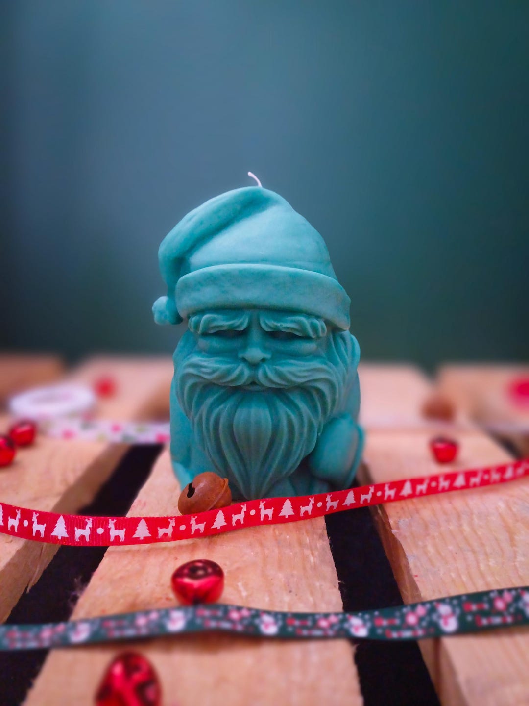 Handmade Santa Clause Candle: Soy and Bee Wax Christmas Decor - Etsy
