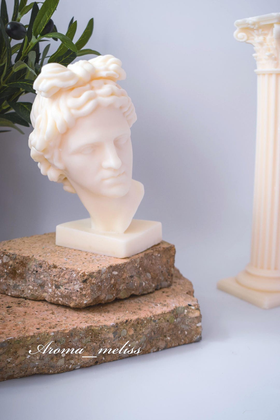 Apollo Greek God Candle: Handmade Soy and Beeswax - Etsy